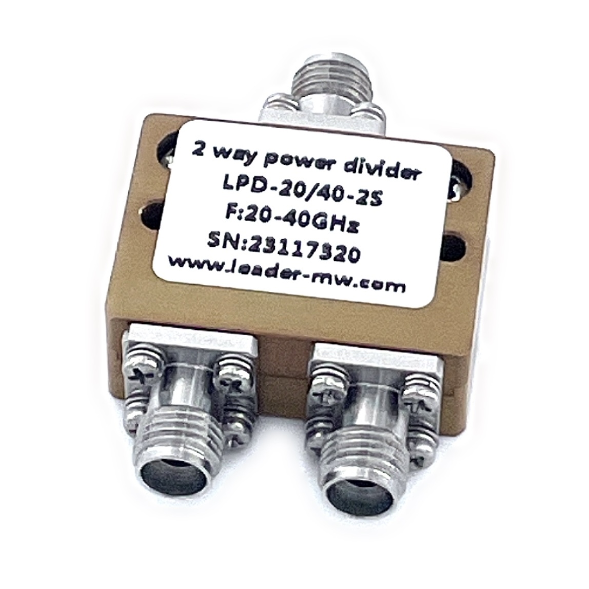 China LPD-20/40-2S 20-40Ghz 2 Way Power Divider Manufacturers and ...